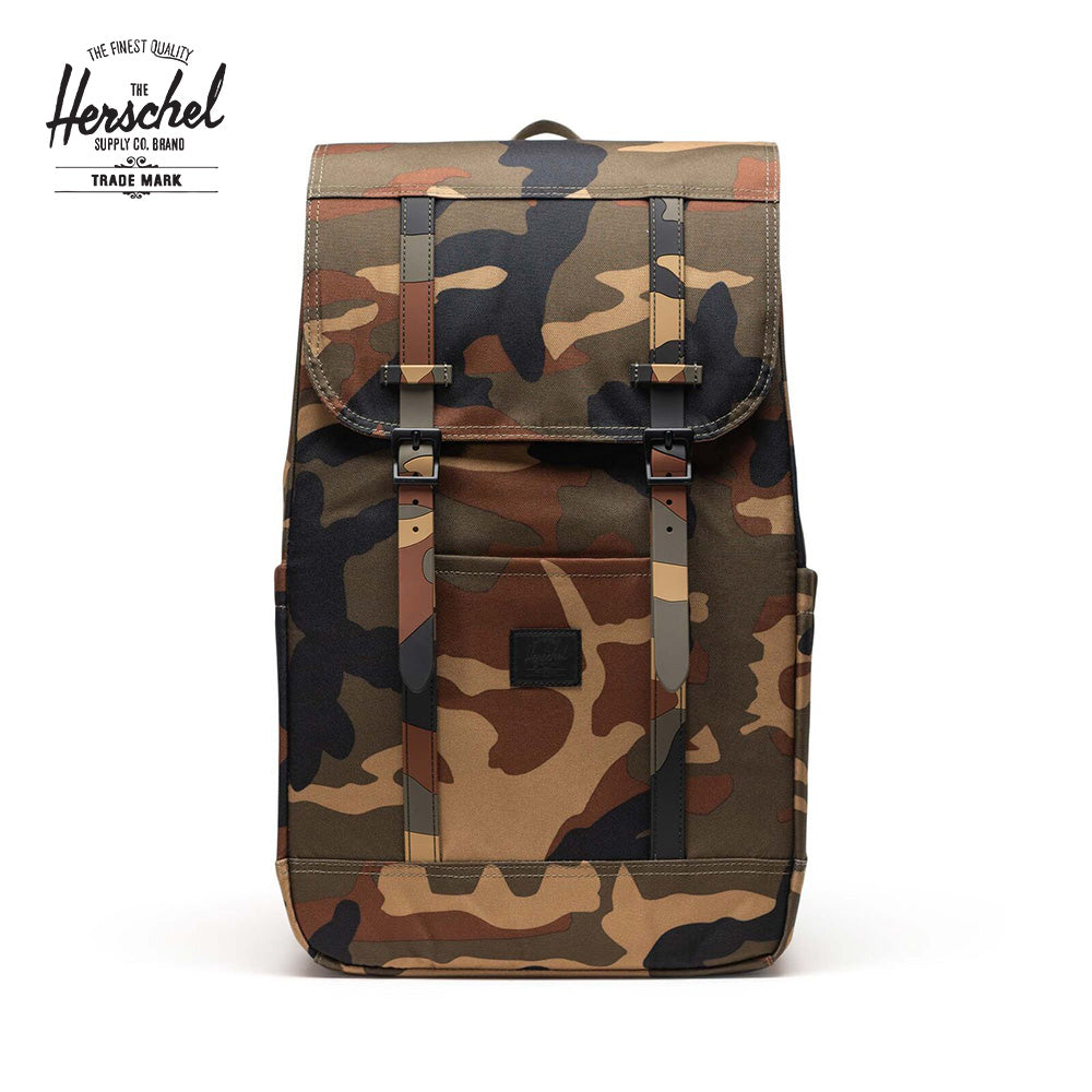 Herschel Retreat™ Backpack 23L - Woodland Camo/Black Label – Herschel ...